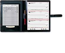 Business Check Binder: 7 Ring Checkbook Binders 3-to-Page