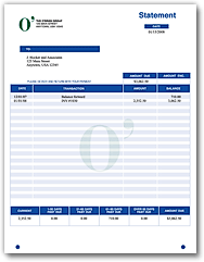 Statement Forms: Business, Remittance, Billing & Financials