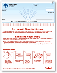 QuickBooks Form Leaders - Print Single Checks As Full Sheets